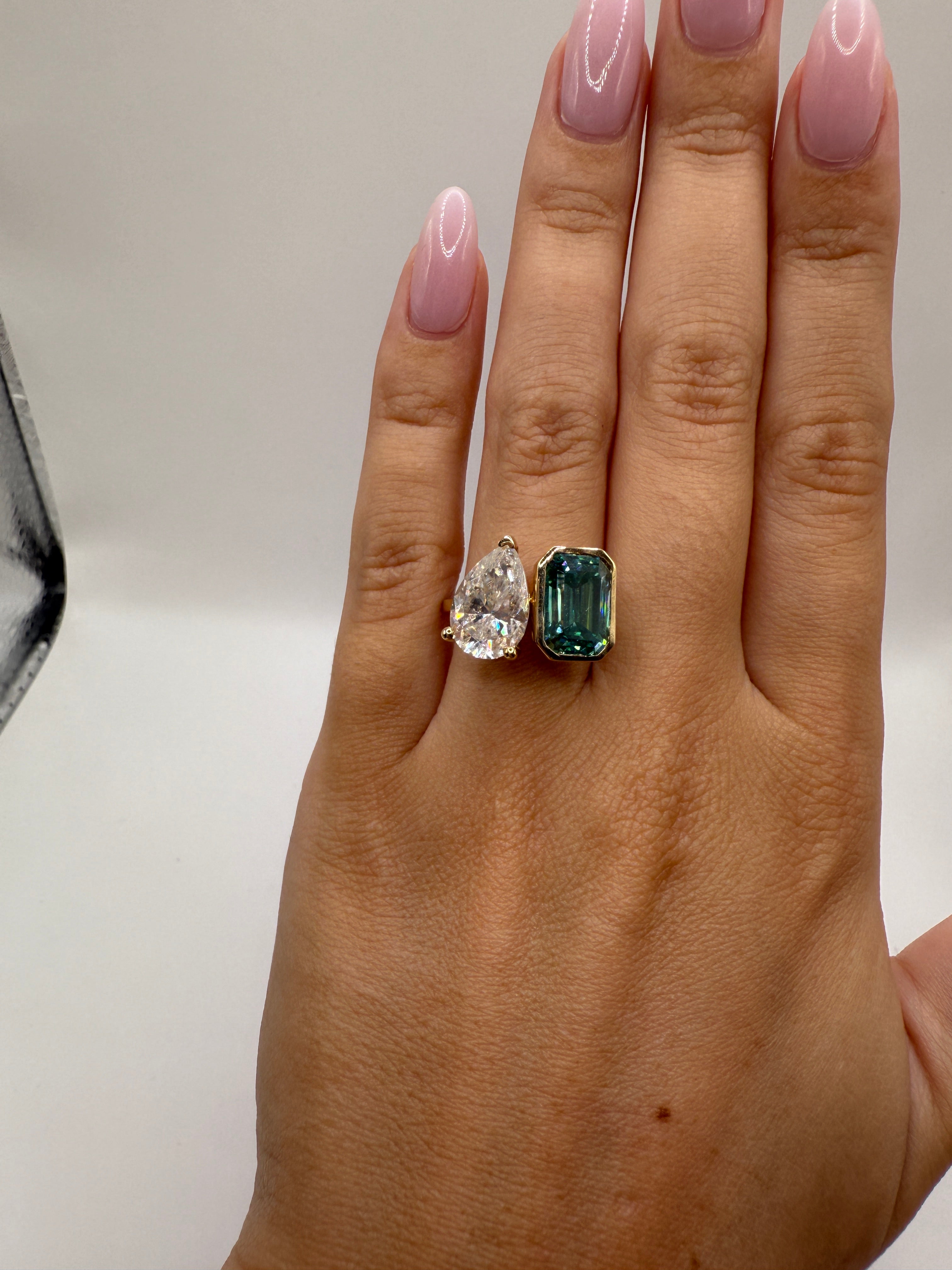 6ct Toi Et Moi Moissanite Engagement Ring – Maddie Grace Jewelry