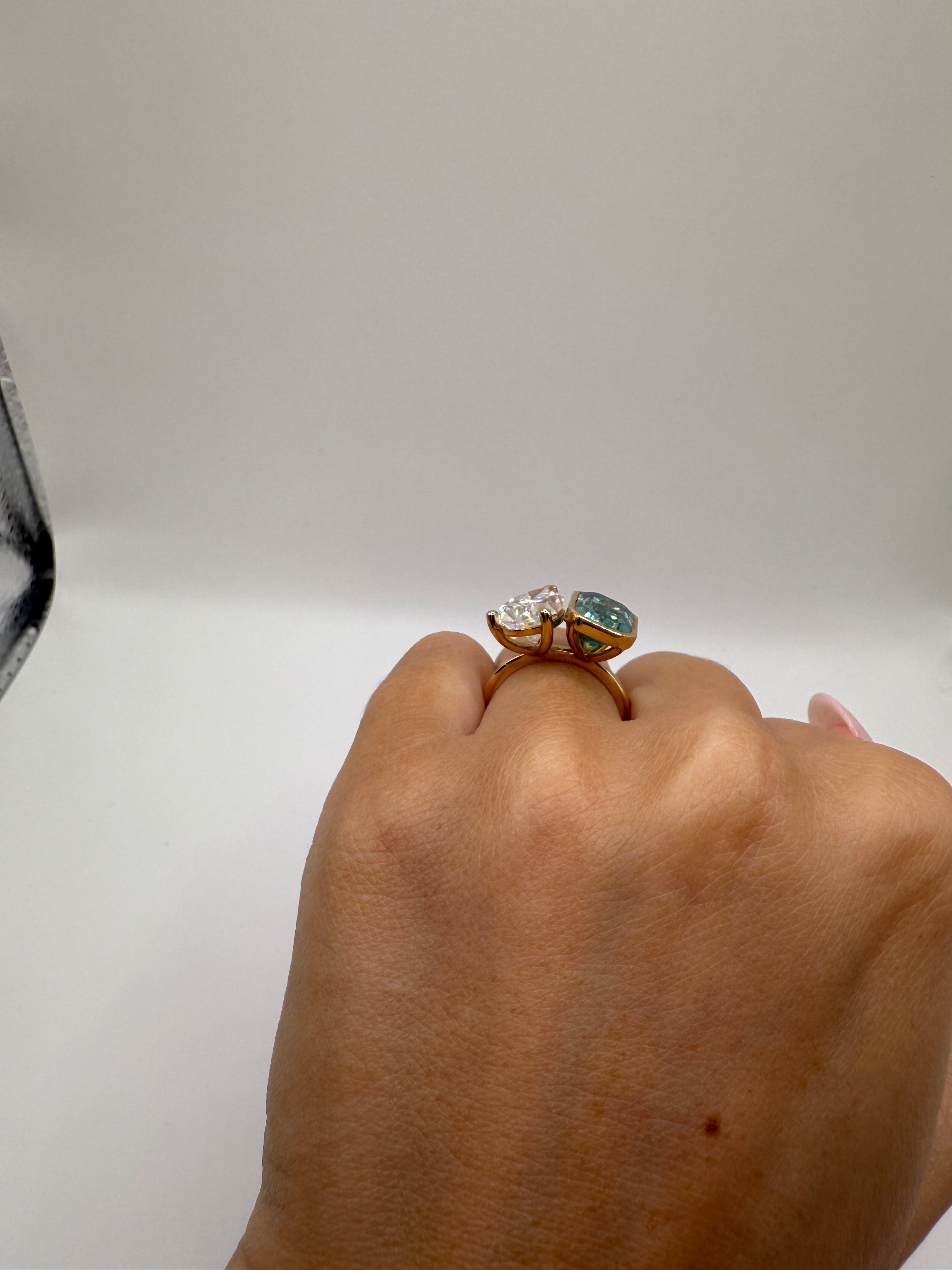 6ct Toi Et Moi Moissanite Engagement Ring – Maddie Grace Jewelry